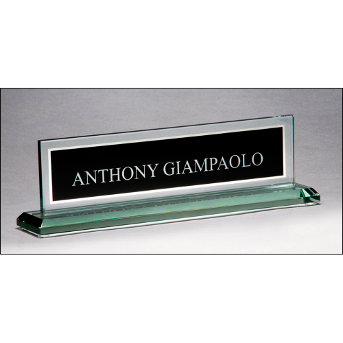 Glass Name Plate